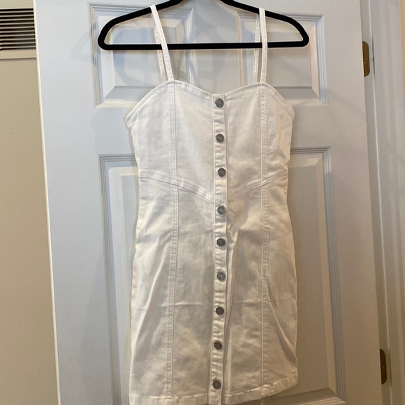 Missguided | Dresses | Missguided White Button Through Cami Dress Nwt ...